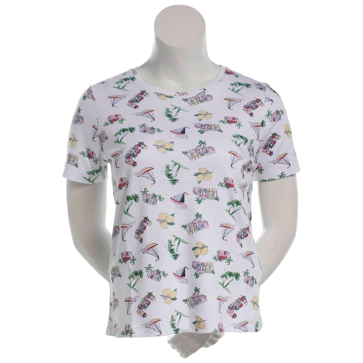 Click here for Womens Hasting & Smith Short Sleeve Summer Icons C... prices