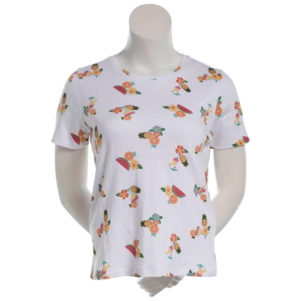 Click here for Petite Hasting & Smith Short Sleeve Tropical Fruit... prices