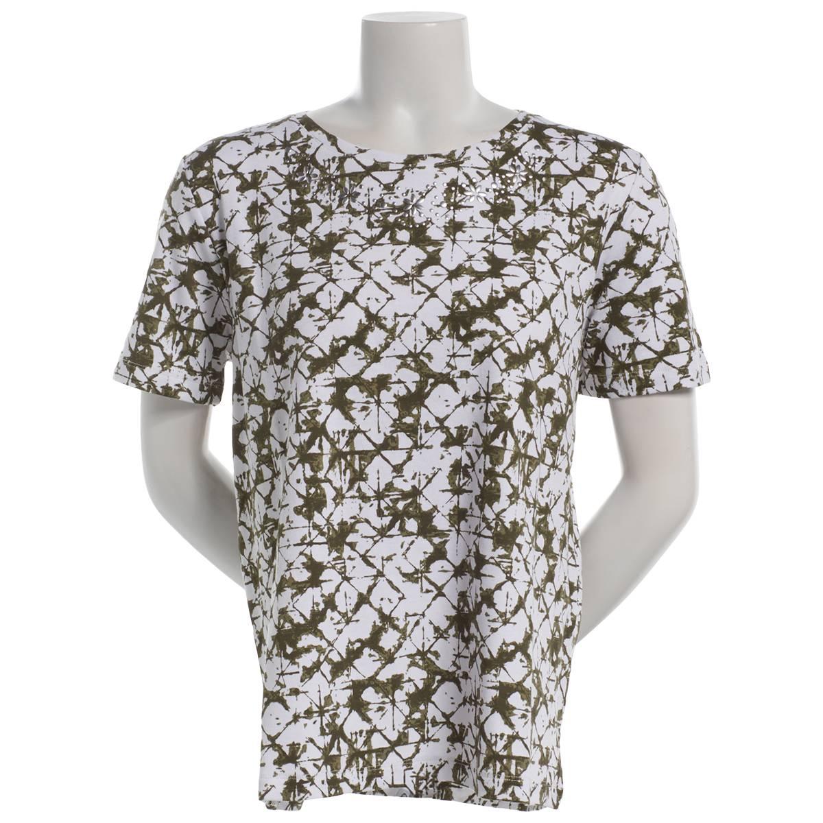 Click here for Petite Hasting & Smith Short Sleeve Tie Dye Tee wi... prices