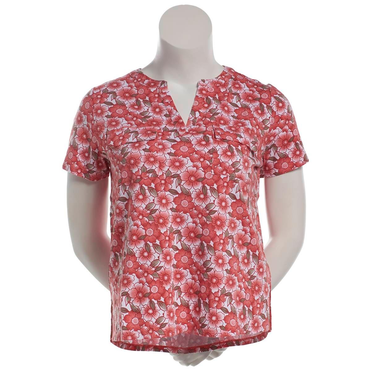 Click here for Petite Hasting & Smith Short Sleeve Floral Split N... prices