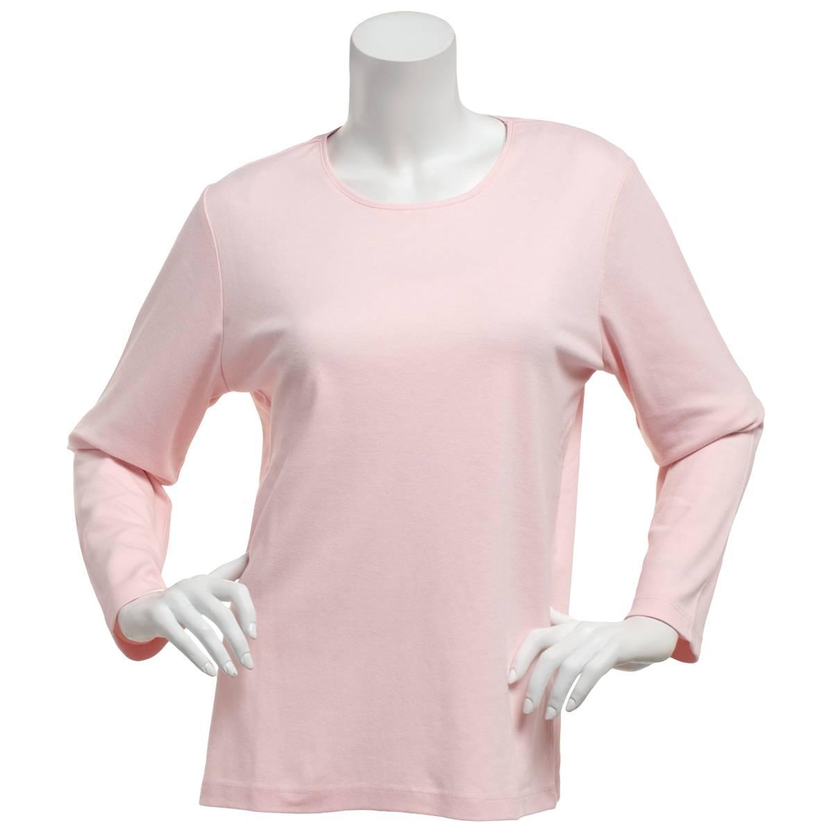 Click here for Petite Hasting & Smith Long Sleeve Solid Crew Neck... prices
