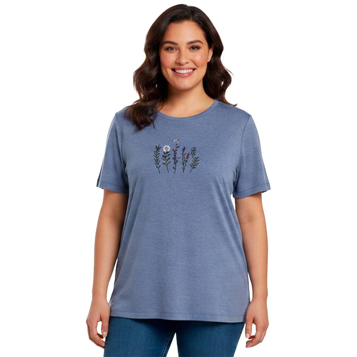 Click here for Plus Size Hasting & Smith Short Sleeve Embroidered... prices
