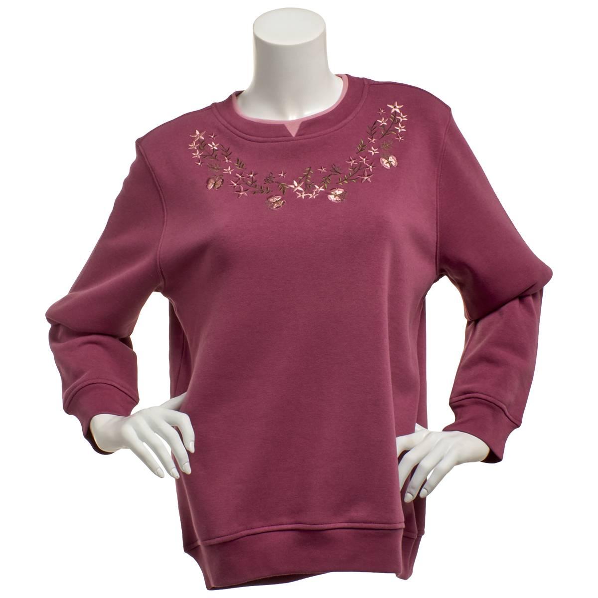 Click here for Petite Hasting & Smith Butterfly Floral Fleece Swe... prices