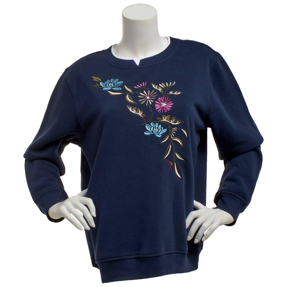 Click here for Womens Hasting & Smith Falling Floral Leaf Fleece... prices