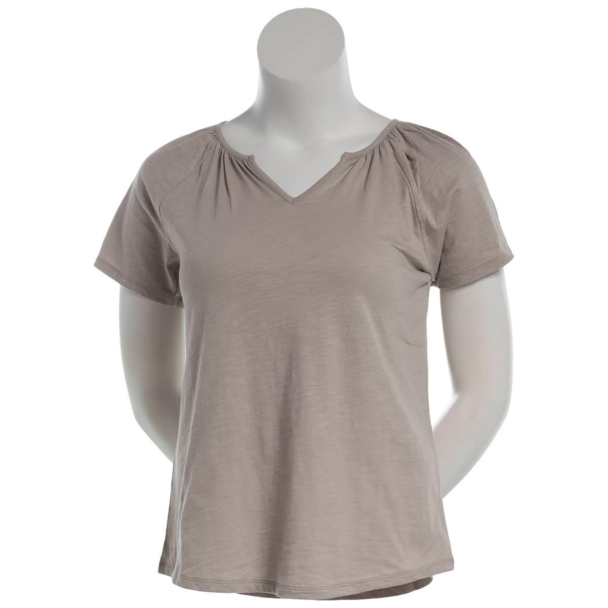 Click here for Womens Mountain Ridge Short Sleeve Split Neck Blou... prices