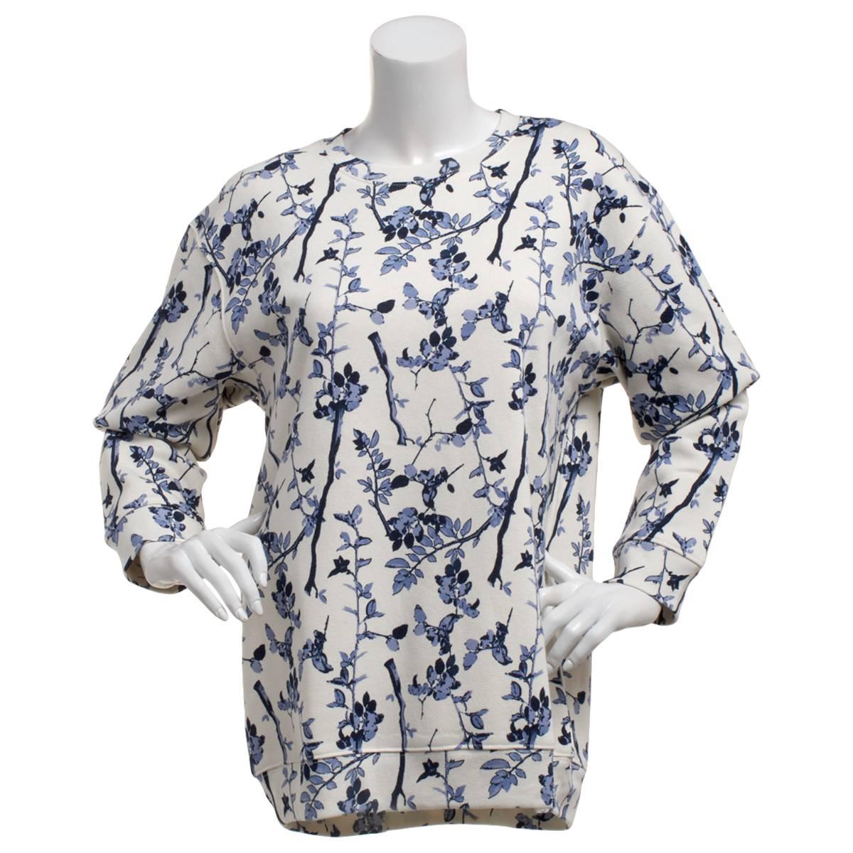 Click here for Plus Size Architect(R) Long Sleeve Vine Leaf Sweat... prices