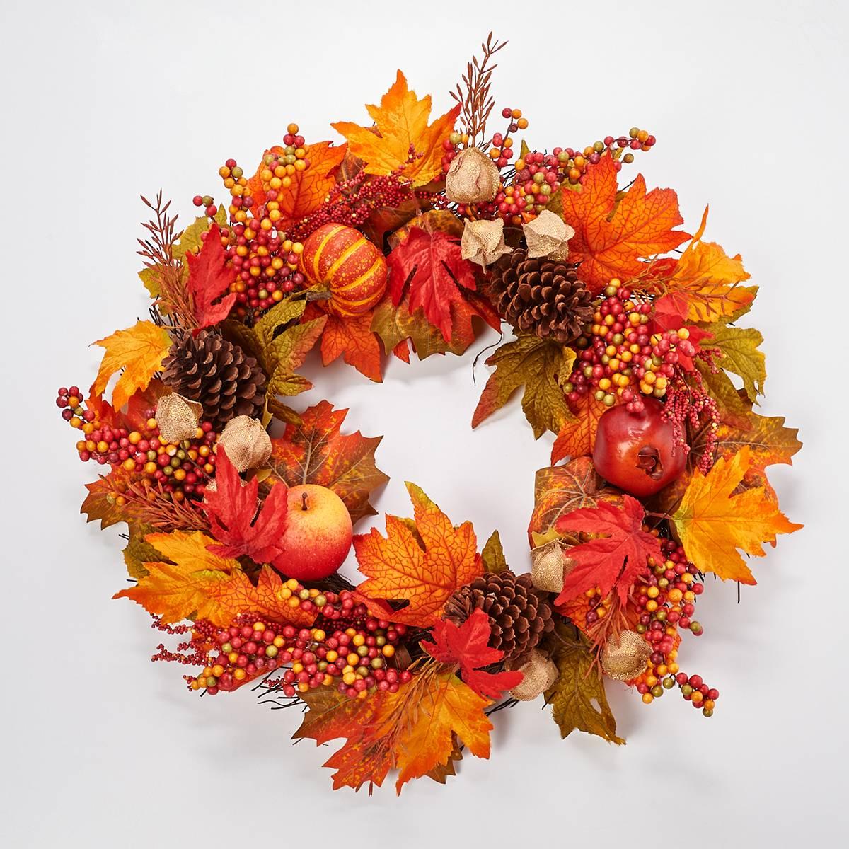 Click here for Pomegranate Pinecone Wreath prices