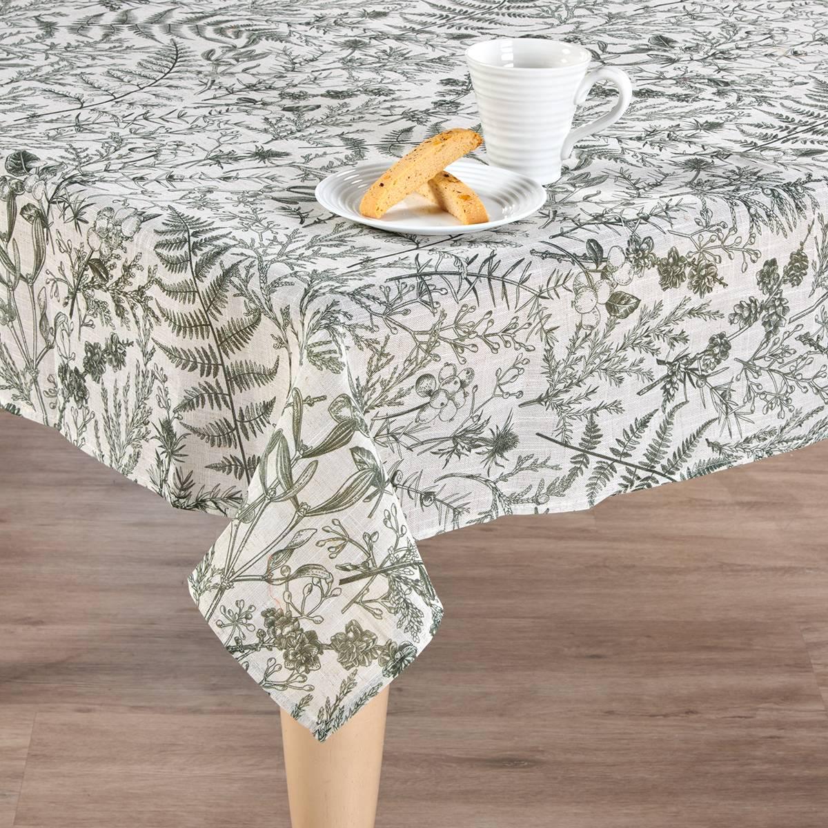 Click here for Willow & Hem Fall Elements Print Linen Tablecloth prices
