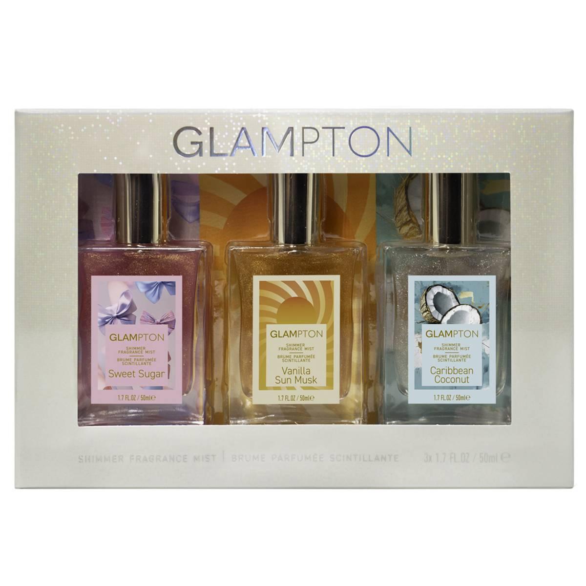 Click here for Glampton Shimmer Fragrance Mist 3pc. Set prices