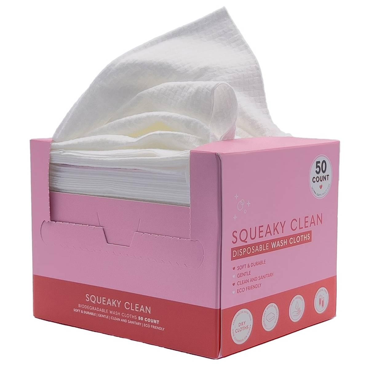 Click here for Glampton Squeaky Clean Disposable Wash Cloth - 50-... prices