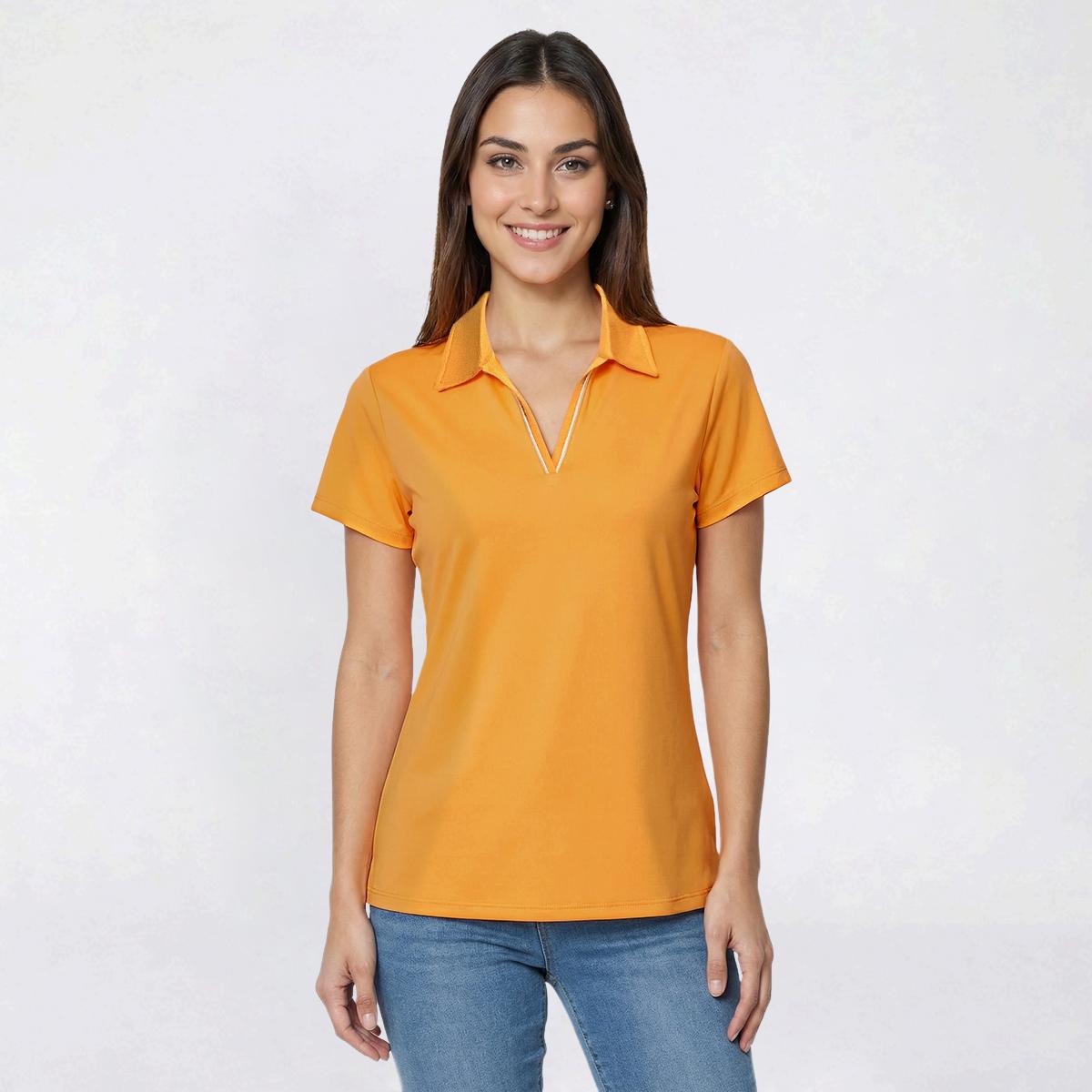 Click here for Womens Court Haley Short Sleeve Solid Polo prices