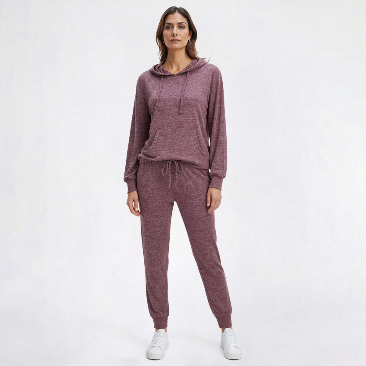 Click here for Petite NY Collection Long Sleeve Hooded Jogger Set prices