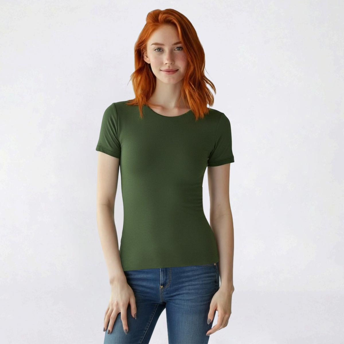 Click here for Juniors Derek Heart Short Sleeve Hourglass Fit Dou... prices