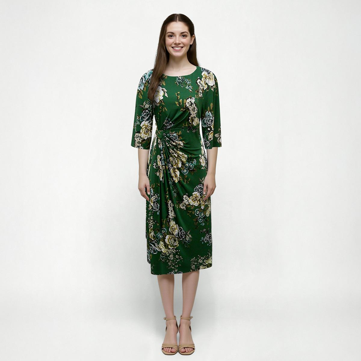 Click here for Womens Connected Apparel Elbow Sleeve Floral Wrap... prices