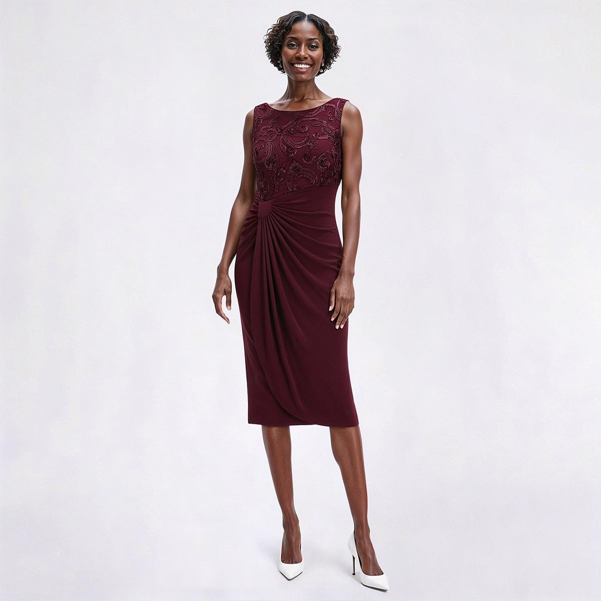 Click here for Womens Connected Apparel Sleeveless Soutache Sheat... prices