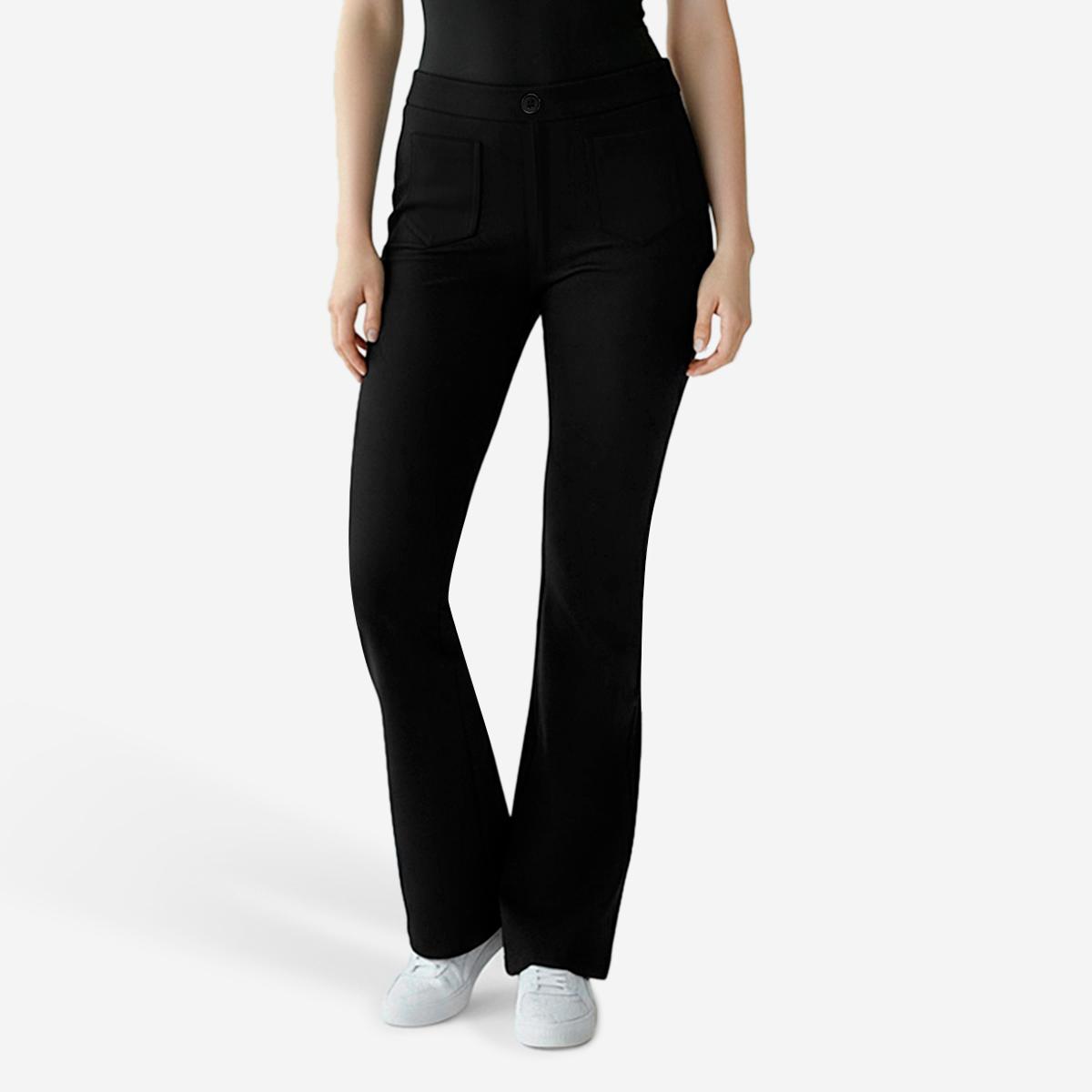 Click here for Juniors Zoe + Phoebe Flare Dress Pants with Patch... prices