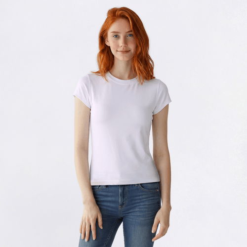 Click here for Juniors Cotton Candy Short Sleeve Butter Soft Crew... prices