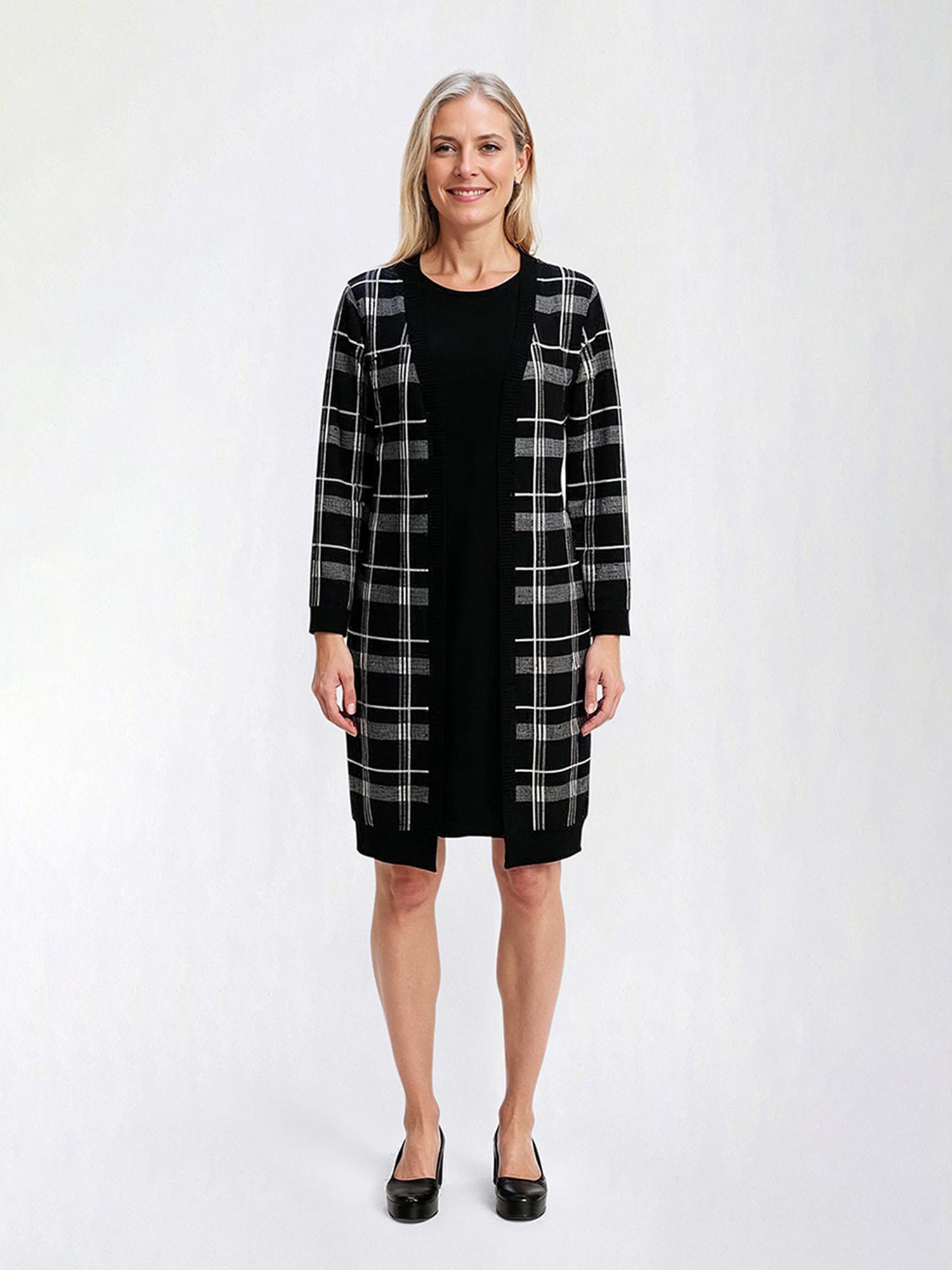 Click here for Womens Birch Long Sleeve Plaid Jacket Dress prices
