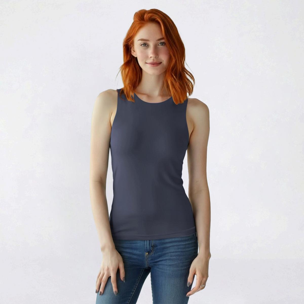 Click here for Juniors Hunter & Brown Solid Crew Neck Tank Top prices