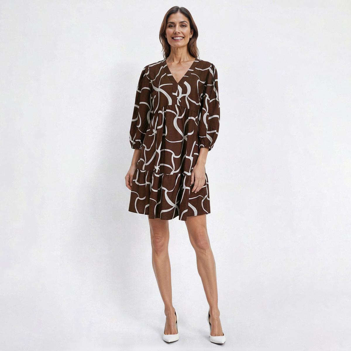 Click here for Womens Mlle Gabrielle Long Sleeve Abstract Babydol... prices