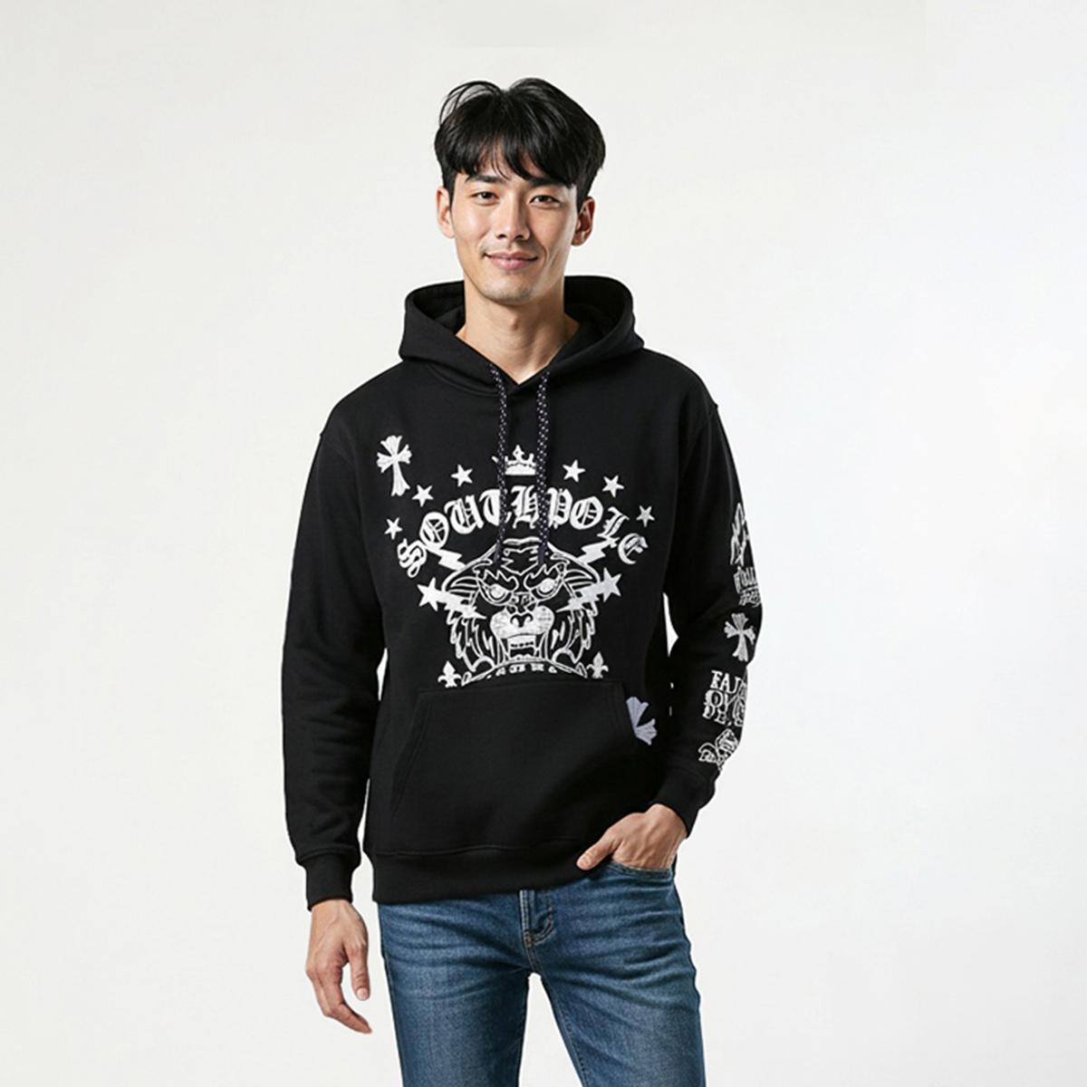 Click here for Young Mens SOUTHPOLE Tiger Puff Fleece Hoodie prices