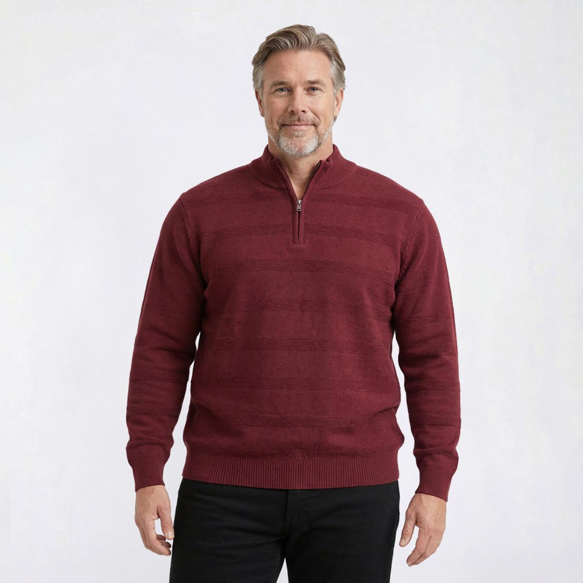 Click here for Mens Big & Tall Chaps Textured 1/4 Zip Sweater prices