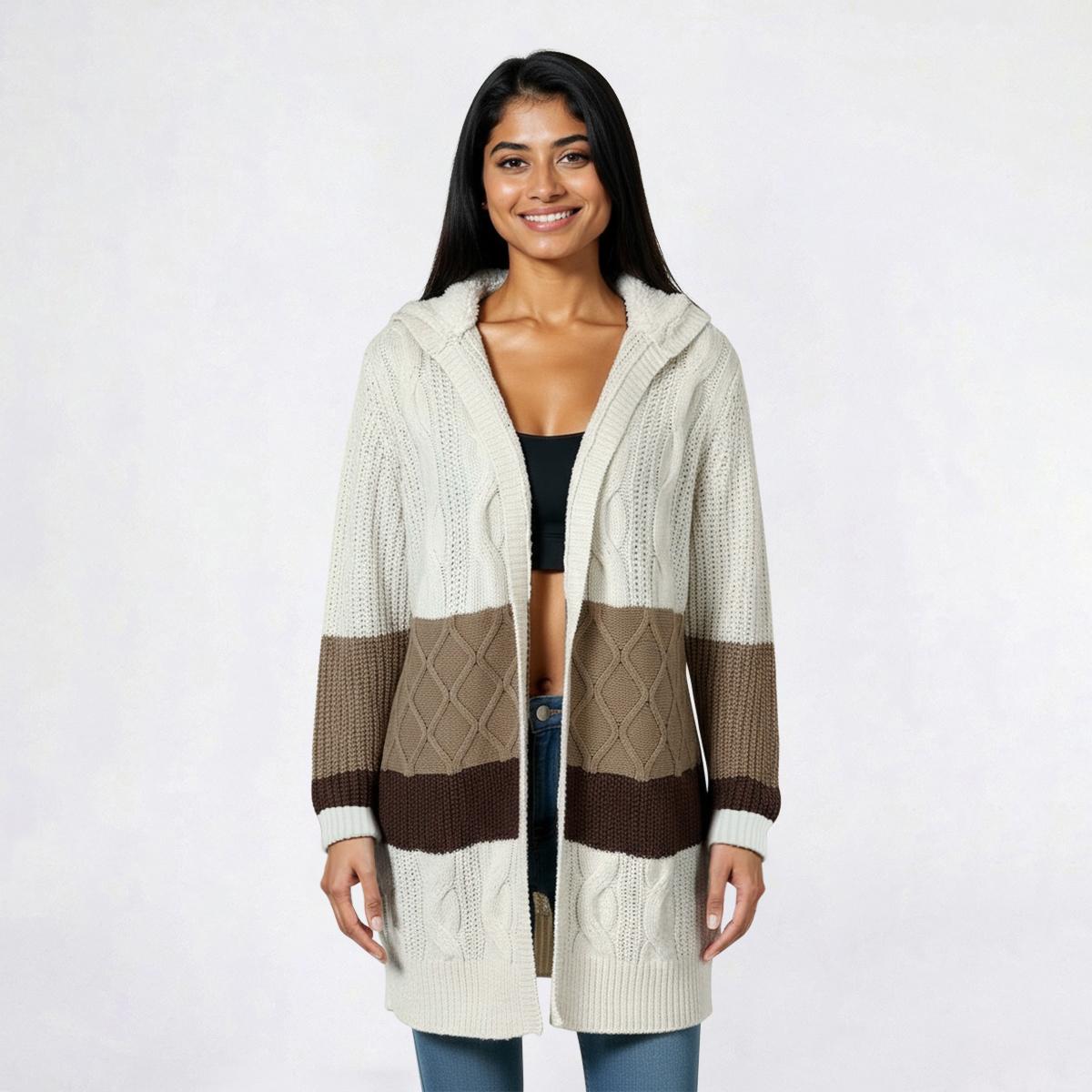 Click here for Juniors Derek Heart Stripe Knit Open Cardigan with... prices