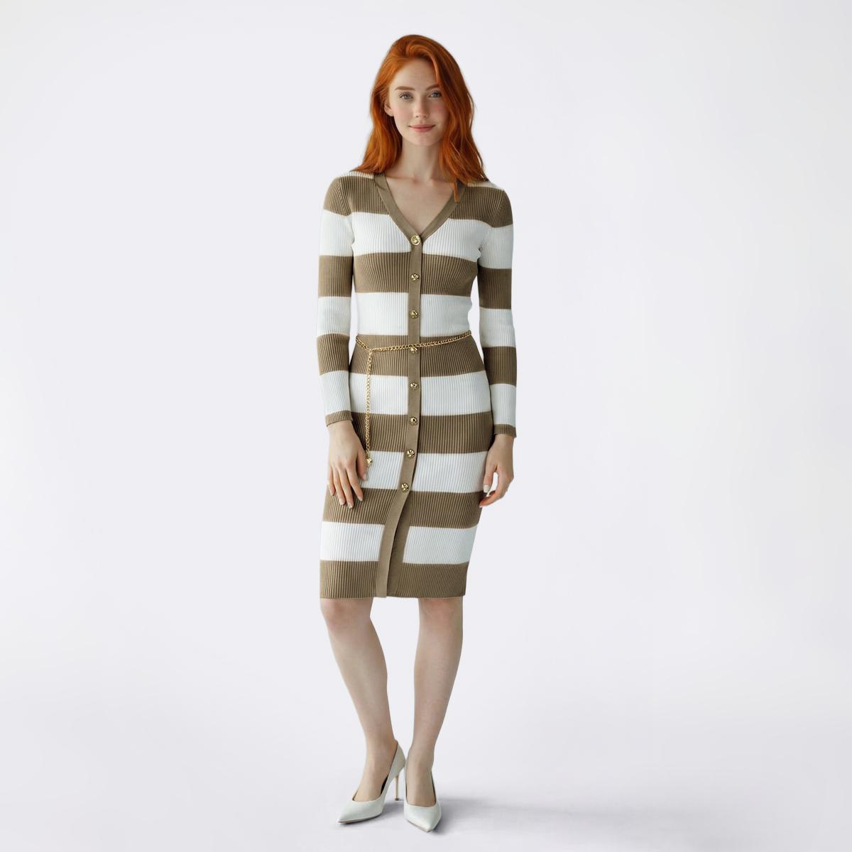 Click here for Juniors Madden Girl Stripe Sweater Dress w/ Chain... prices
