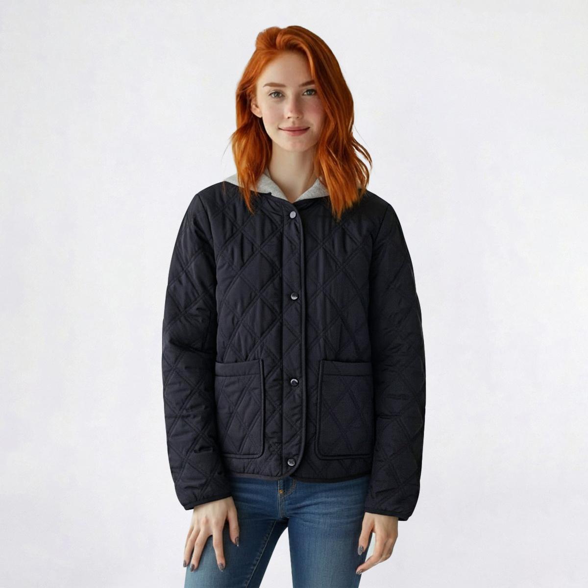 Click here for Juniors Love Tree Quilted Puffer Coat with Sweatsh... prices