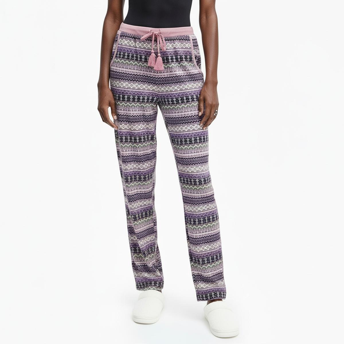 Click here for Womens MUK LUKS(R) Plum Jam Fair Isle Silky Velour... prices