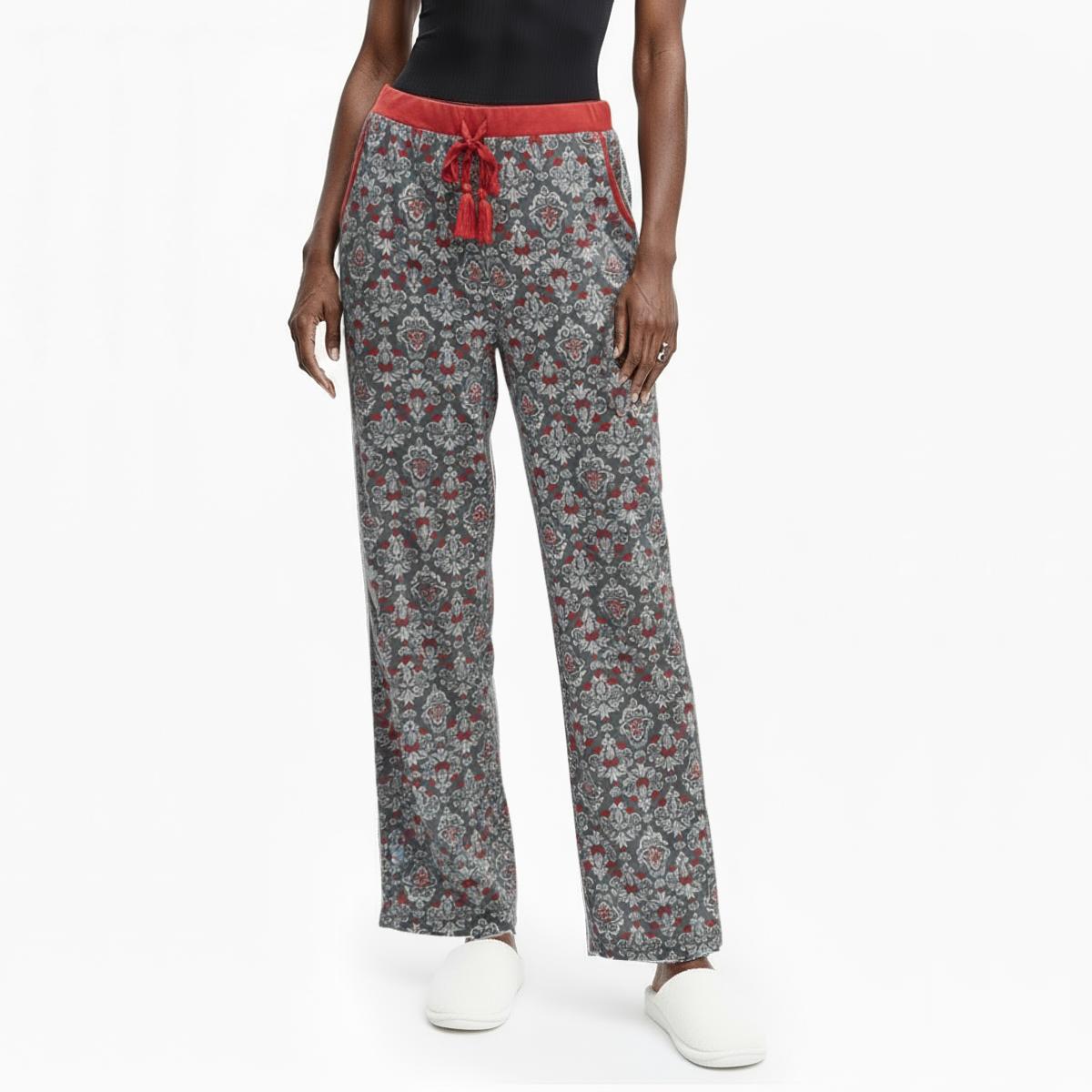 Click here for Womens MUK LUKS(R) Dainty Damask Silky Velour Paja... prices