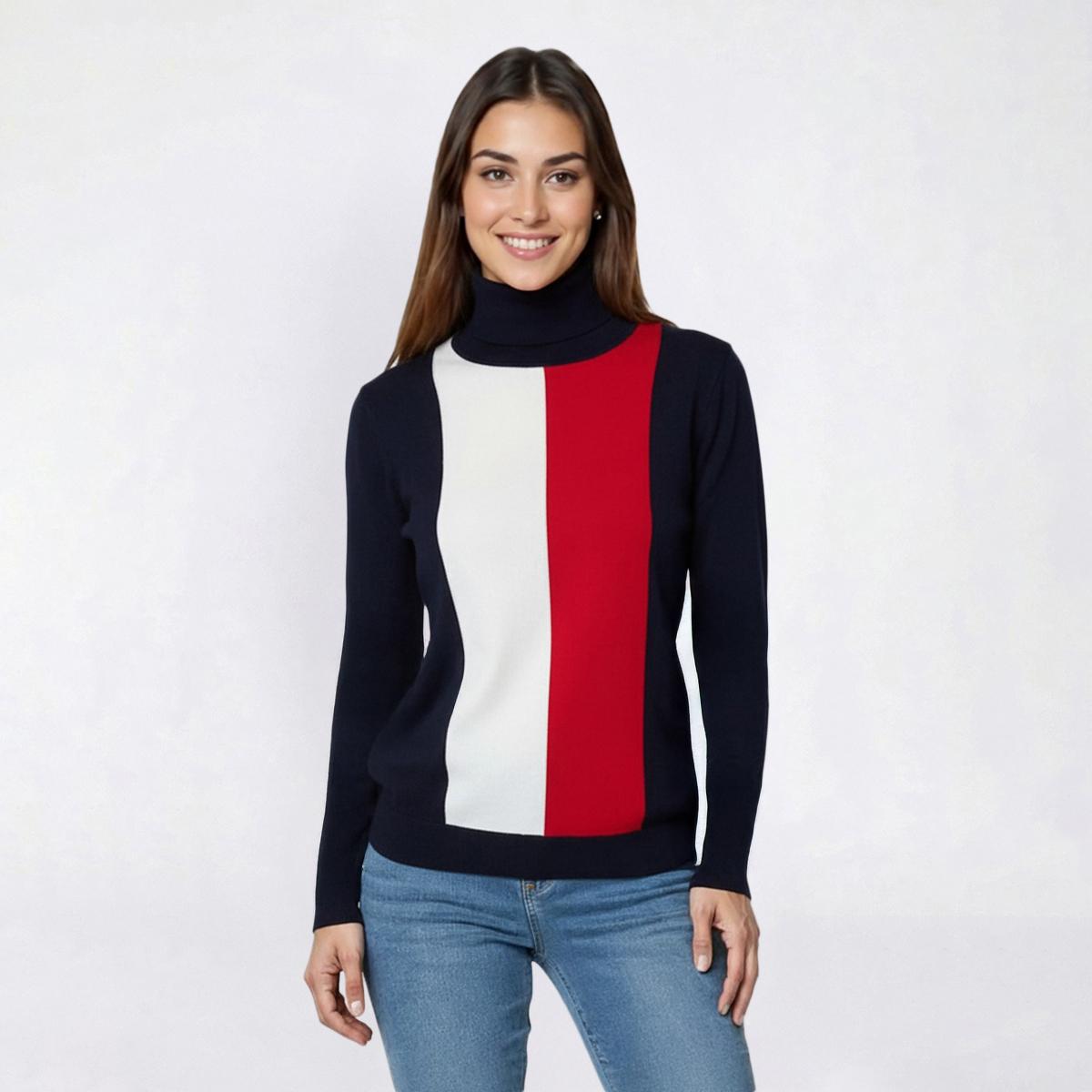 Click here for Womens Tommy Hilfiger Vertical Stripe Stella Turtl... prices