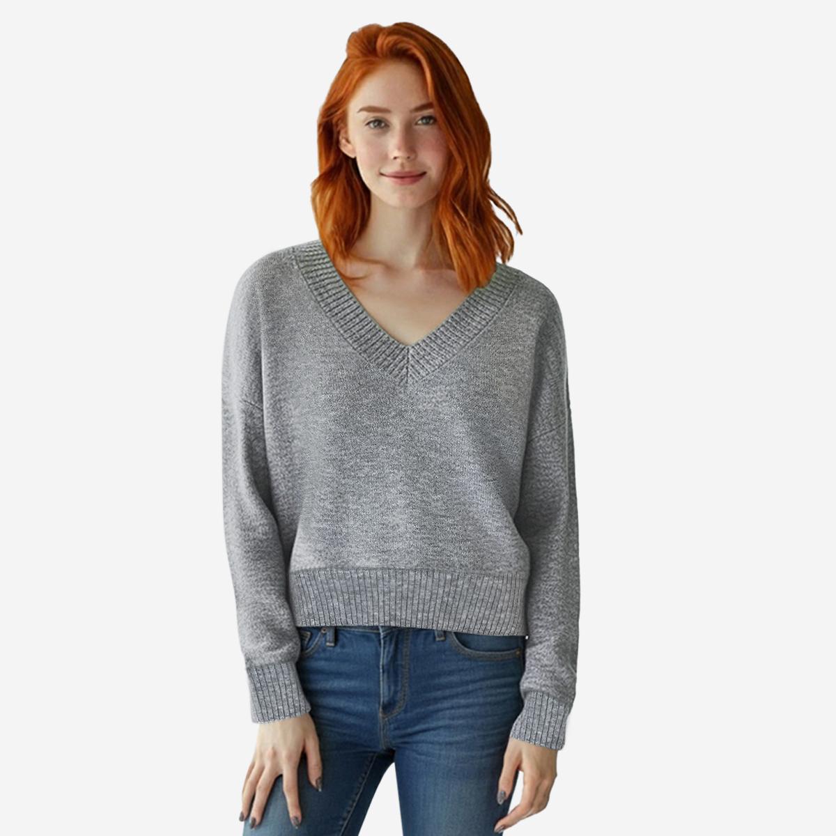 Click here for Juniors Madden Girl Mossy V-Neck Oversized Sweater prices
