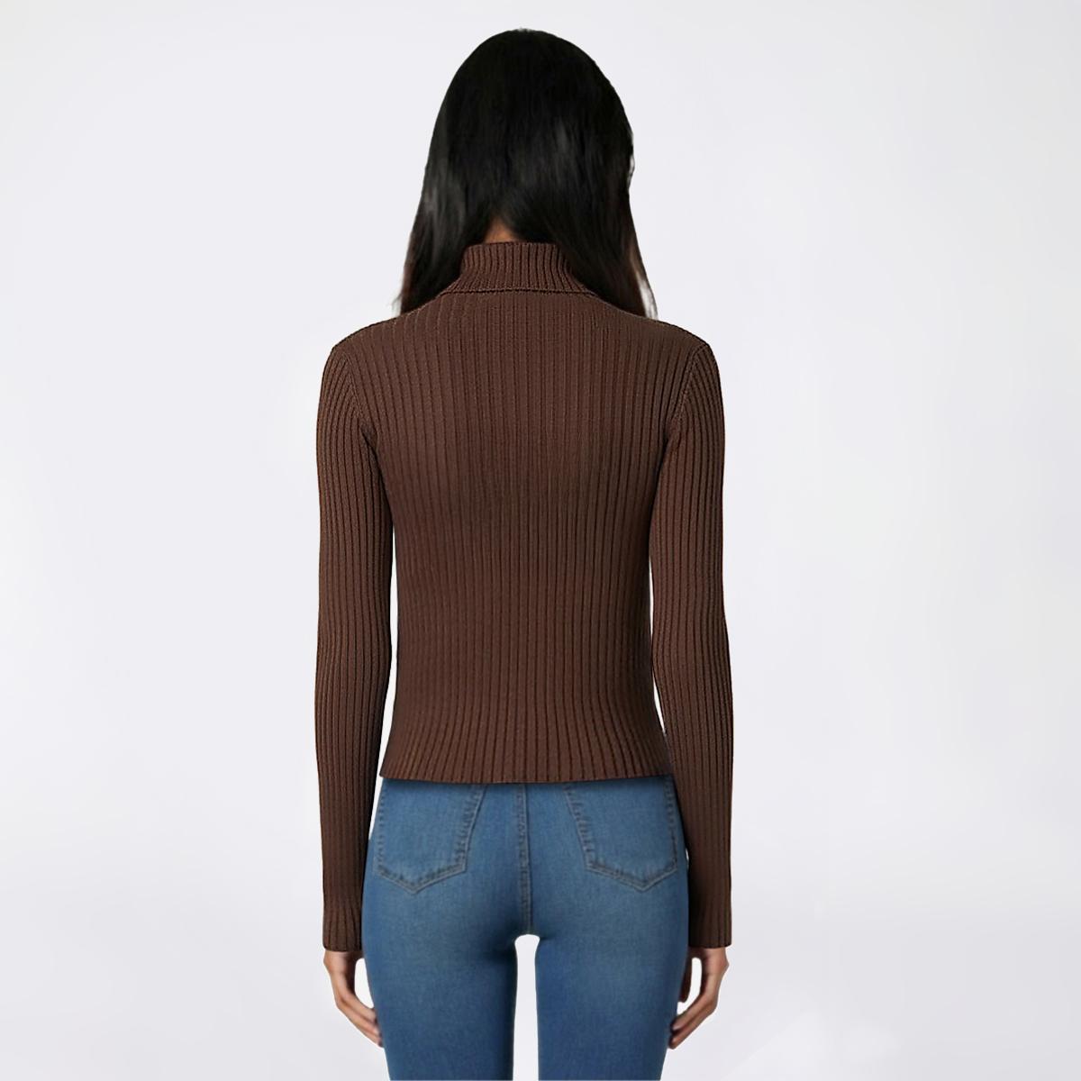 Madden Girl Juniors Madden Girl Mock Neck Sweater with Puffer Zip Vest ...