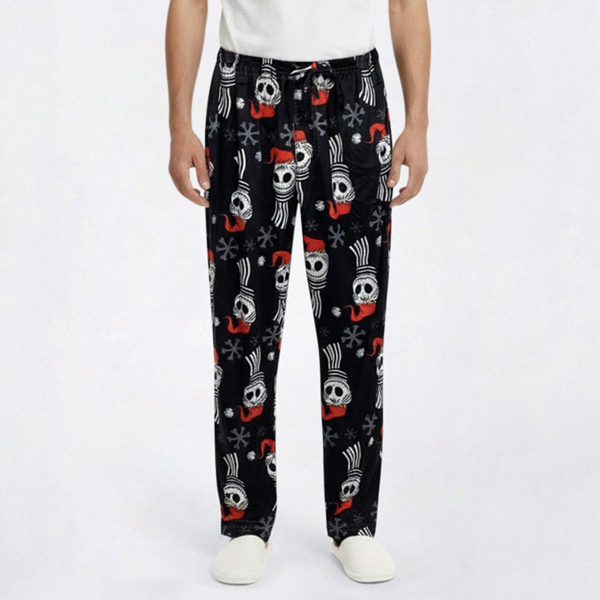 Click here for Mens Nightmare Before Christmas Snowflakes Pajama... prices