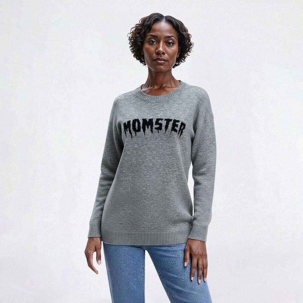 Click here for Womens Ninety Clothing Long Sleeve Monster Sweater prices