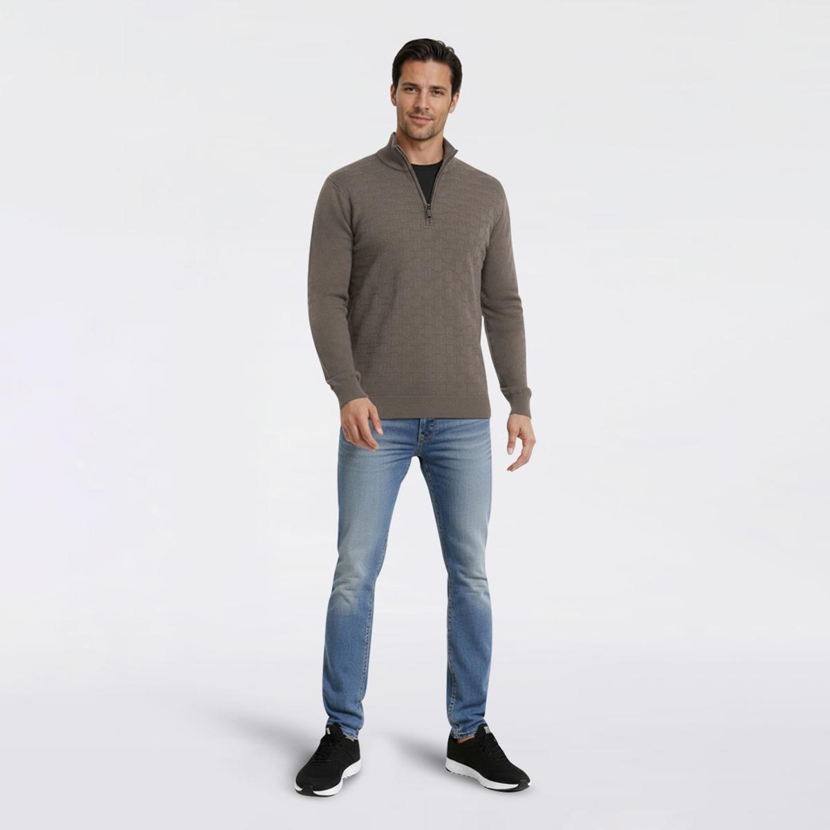 Click here for Mens DKNY Fabio 1/4 Zip Sweater prices