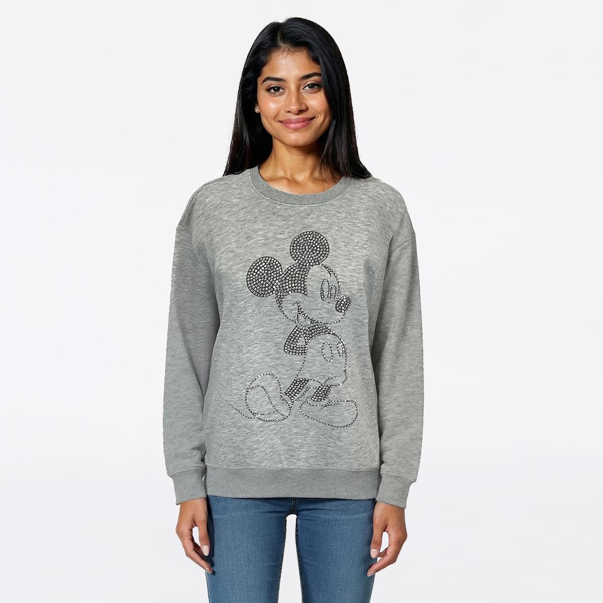 Click here for Juniors Freeze Mickey Mouse Rhinestone Sweatshirt prices