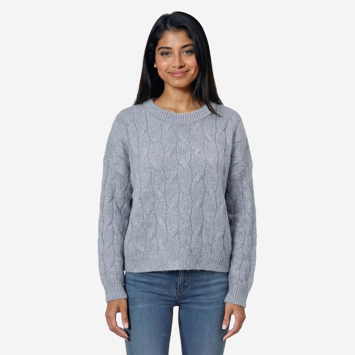 Click here for Juniors Pink Rose Cloud Mossy Meet & Greet Crew Pu... prices