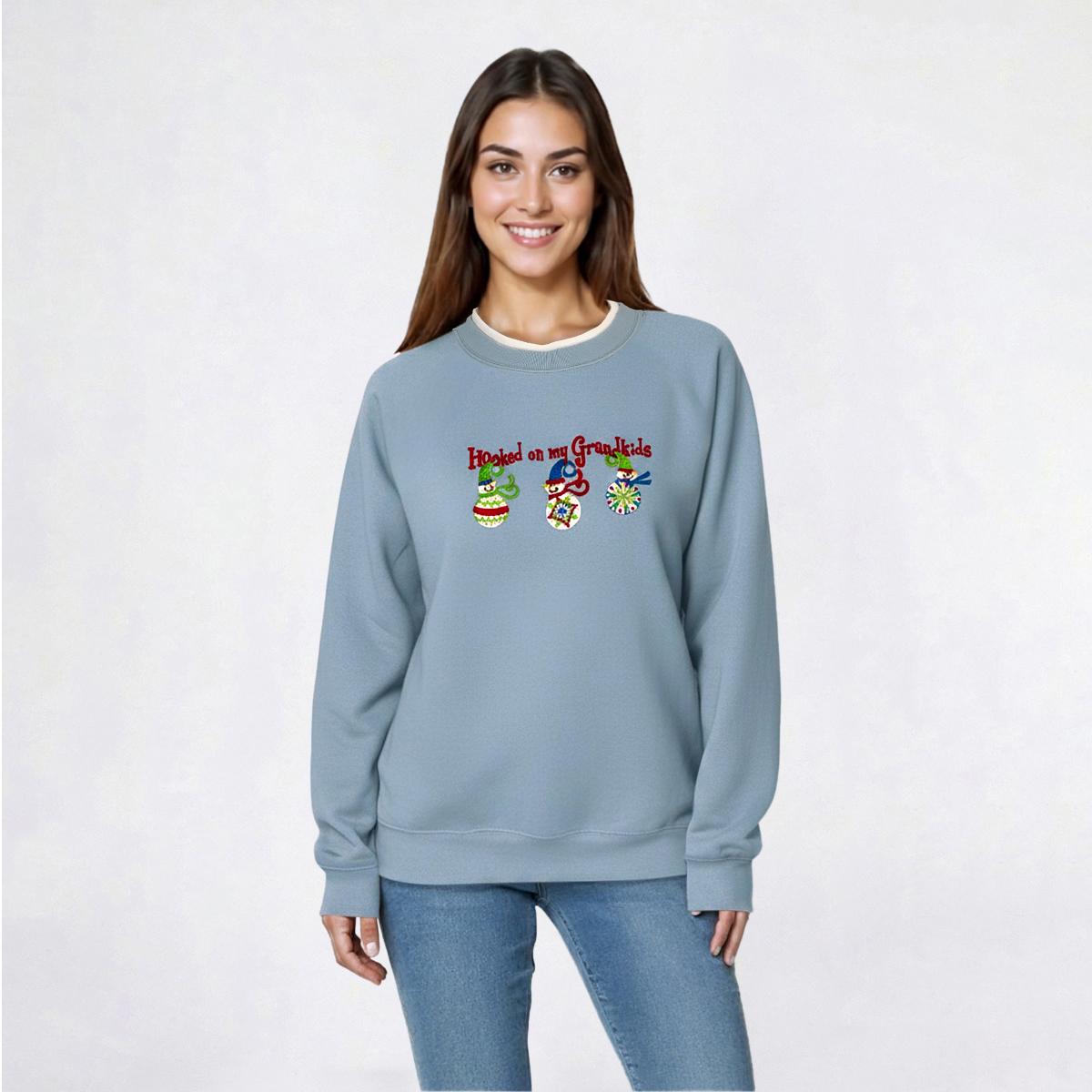 Click here for Womens MCCC Sportswear Xmas Hooked On My Grandkids... prices