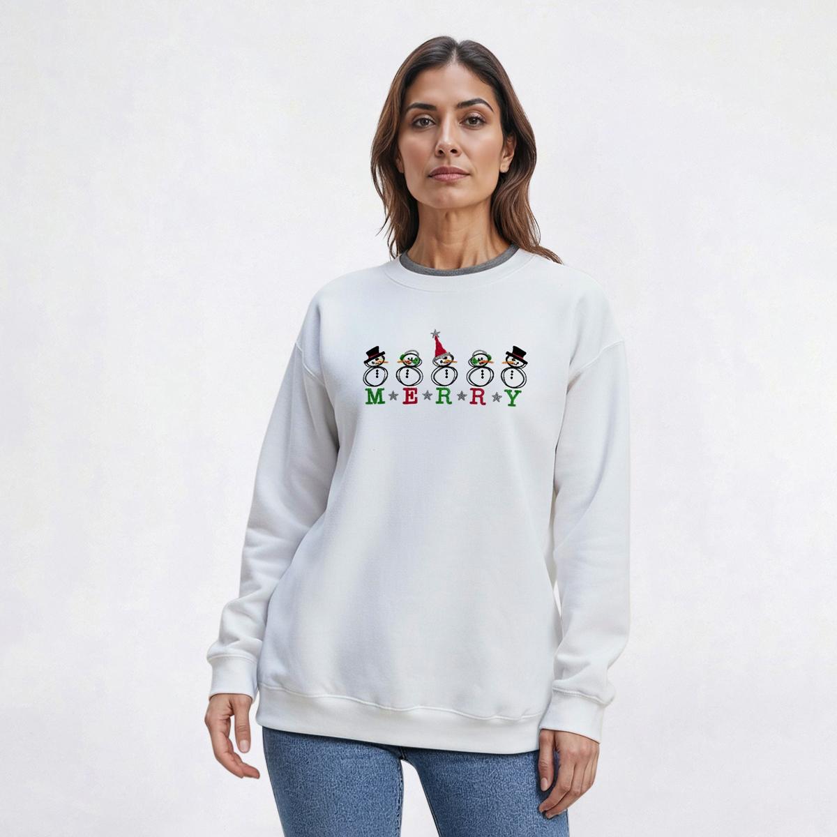 Click here for Womens MCCC Sportswear Snowmen Merry & Stars Fleec... prices