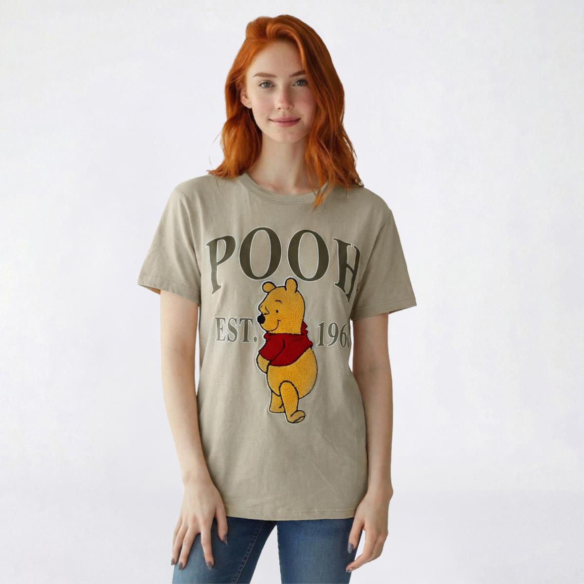 Click here for Juniors Freeze Pooh Established 1967 Boyfriend Tee prices
