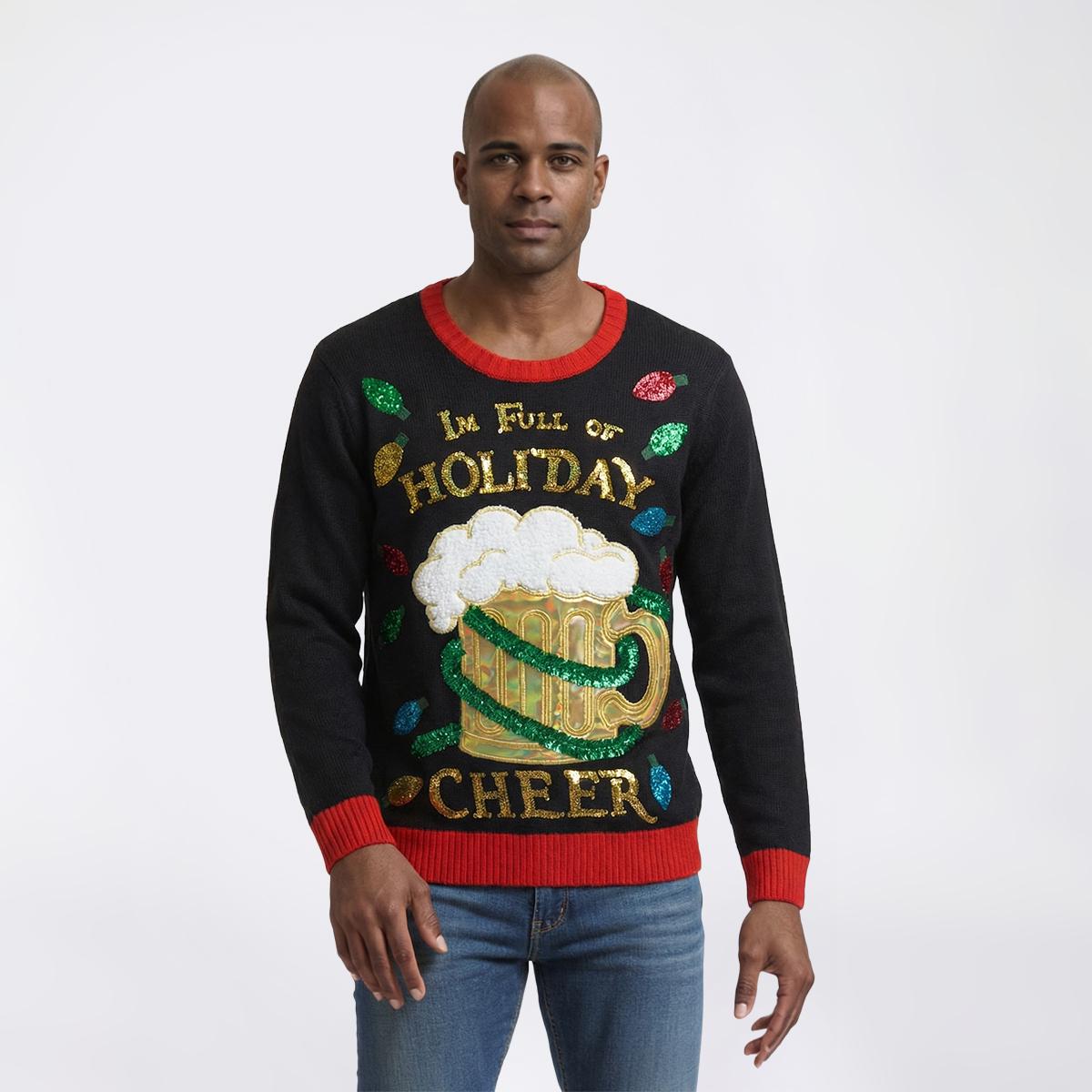 Click here for Mens Holiday Hype Full Of Holiday Cheer Drink Pock... prices