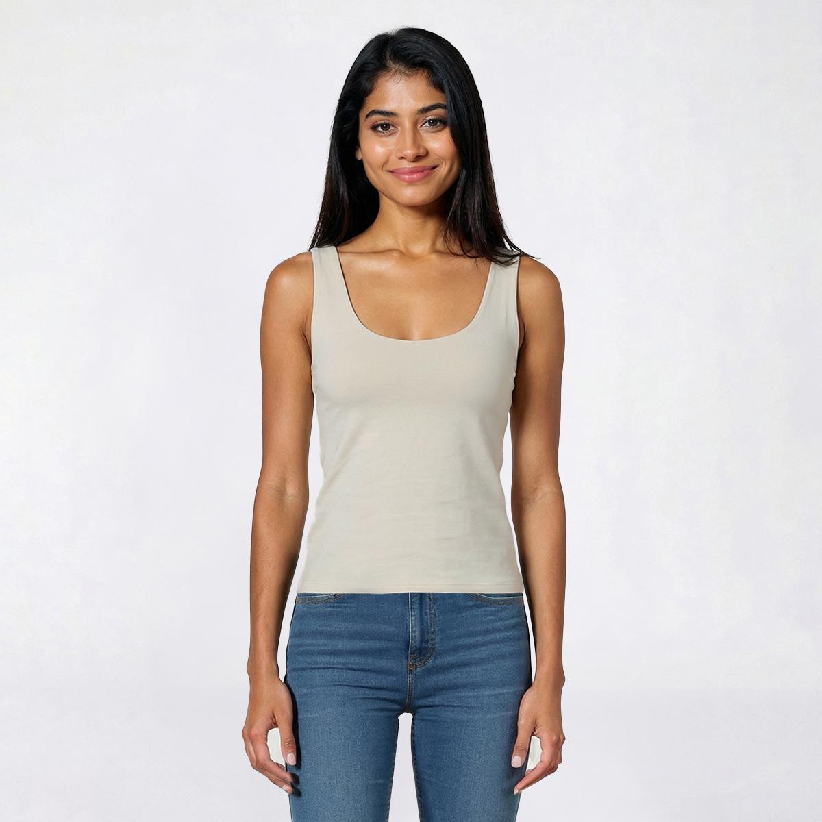 Click here for Juniors Pink Rose Double Layer Scoop Neck Tank Top prices