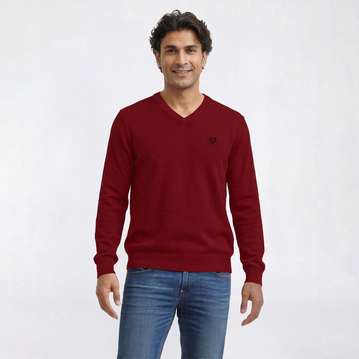 Click here for Mens Chaps Solid V-Neck Sweater prices