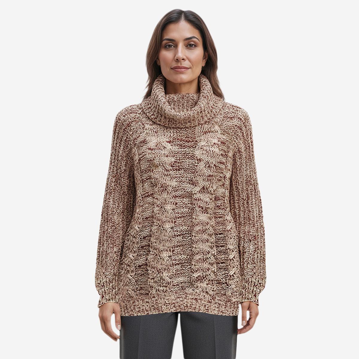 Click here for Womens Absolutely Famous Turtleneck Confetti Cheni... prices