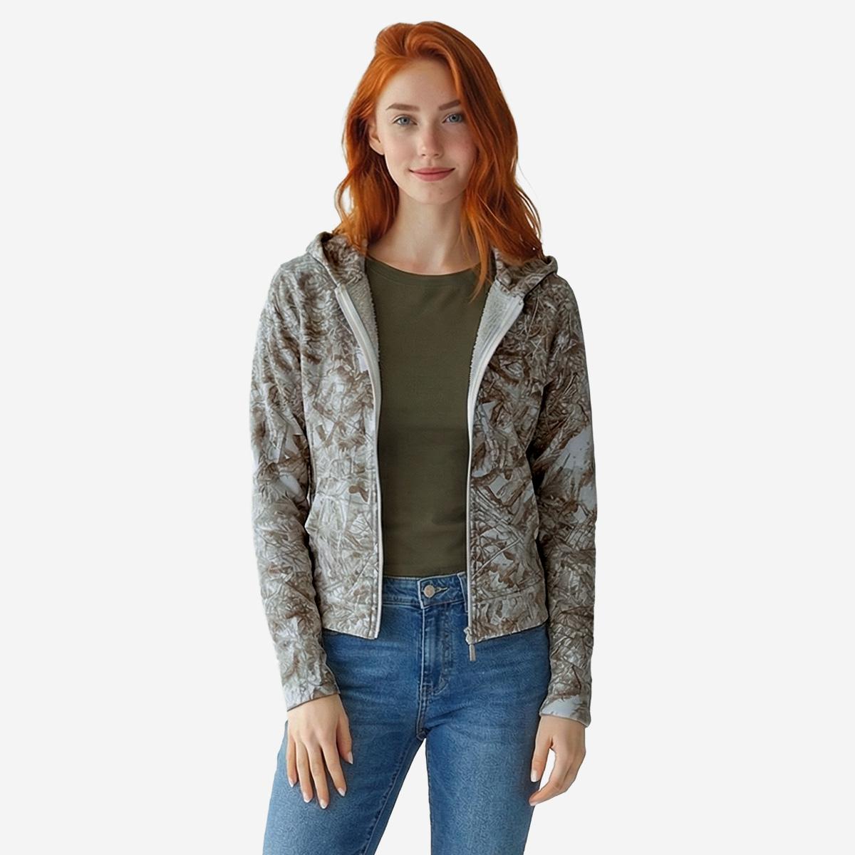 Click here for Juniors No Comment Yummy Fleece Lined Leaves Hoodi... prices