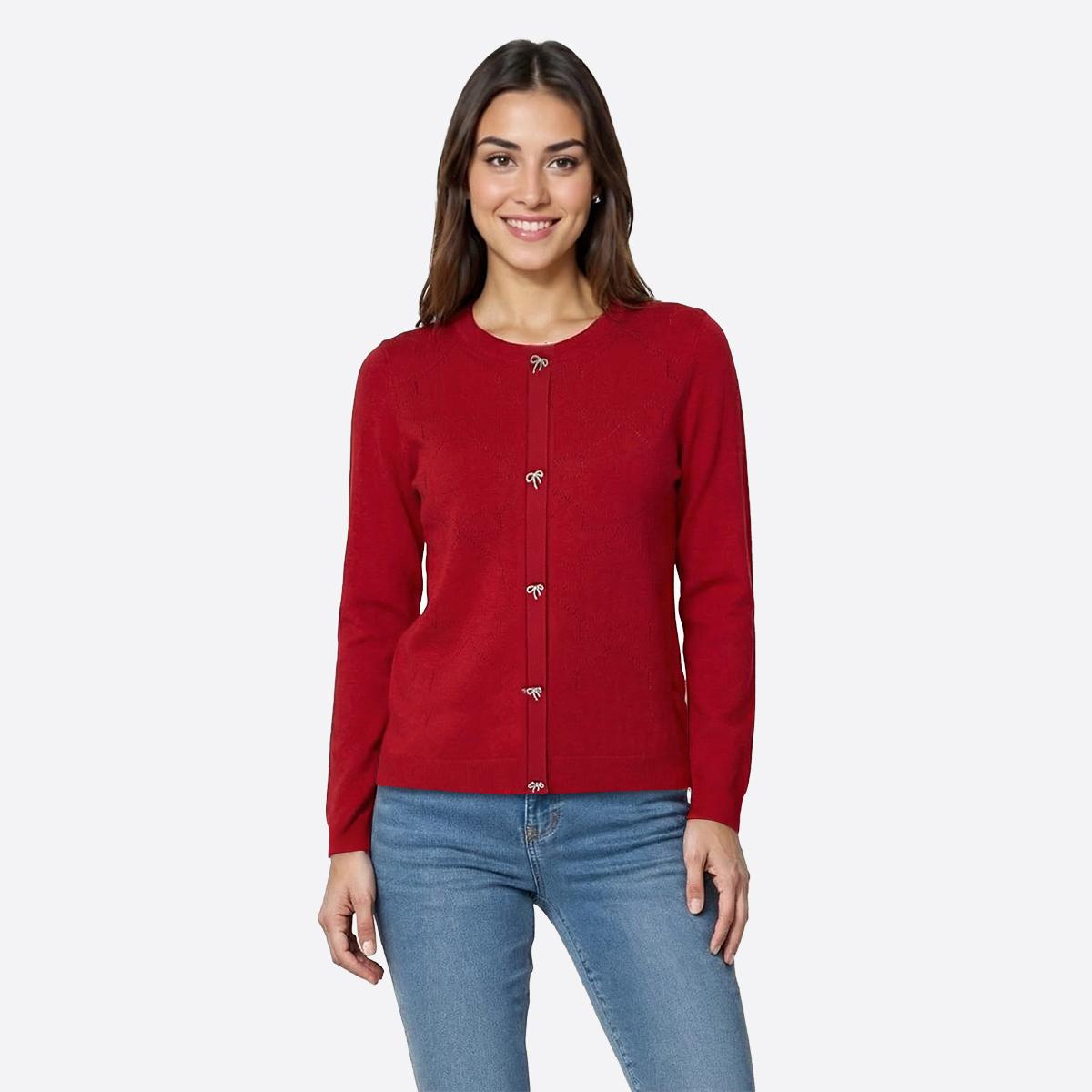 Click here for Womens Adrianna Papell Bow Embellishment Faux Card... prices