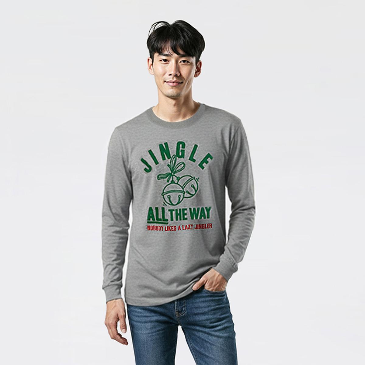 Click here for Young Mens Lazy Jingler Long Sleeve Graphic Tee prices