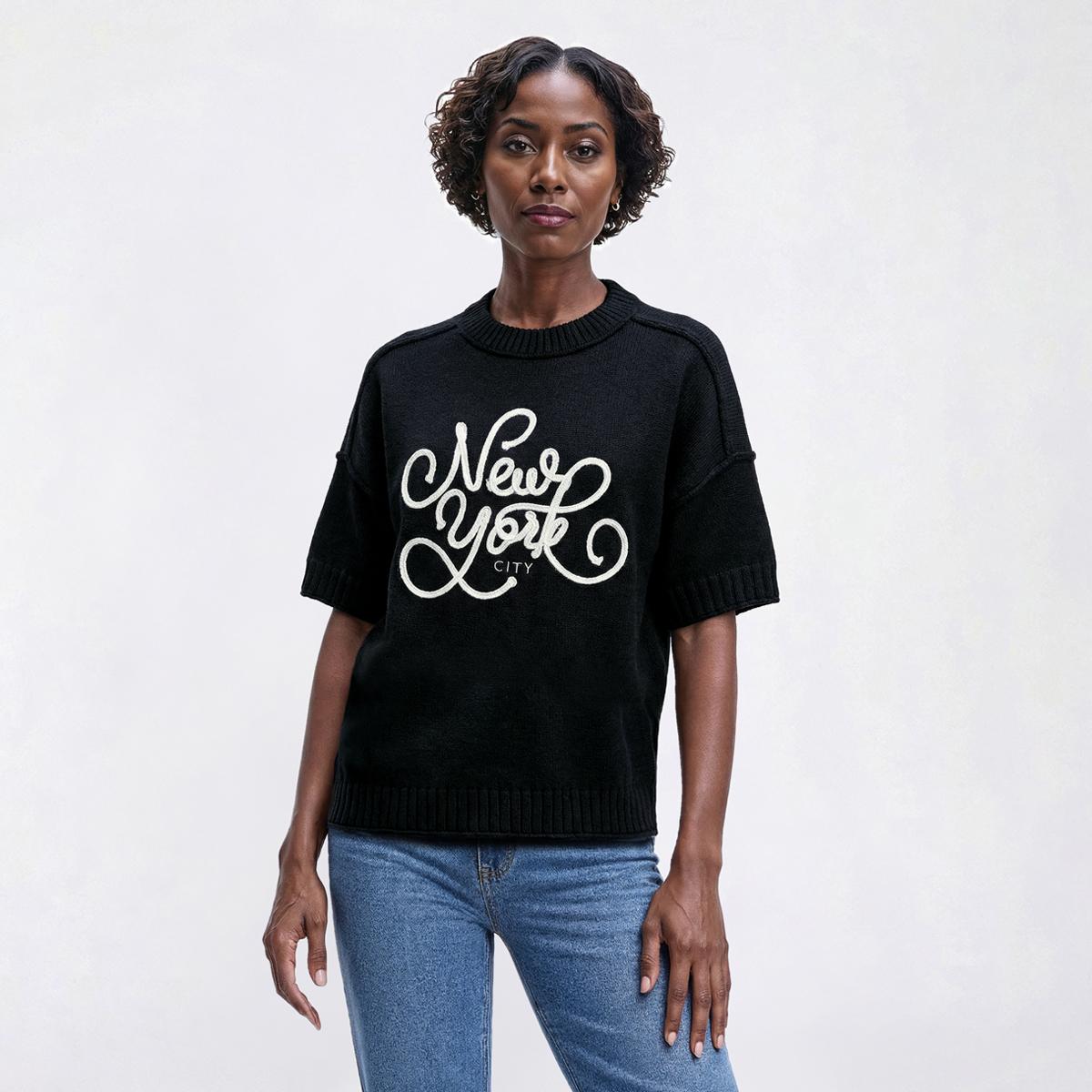 Click here for Womens Rio & Rian Drop Shoulder Embroidered New Yo... prices